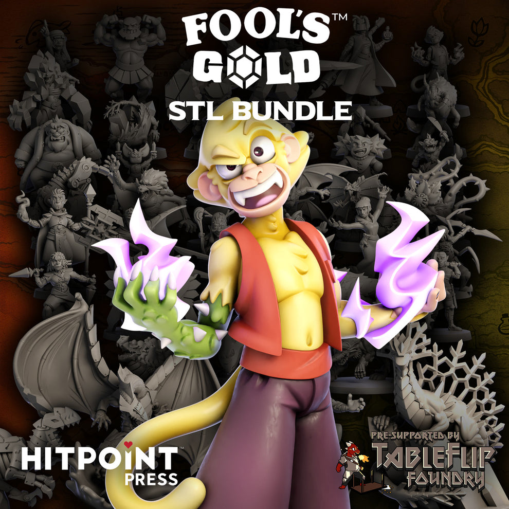 Fool's Gold - Full Miniature Bundle (STL) – Hit Point Press