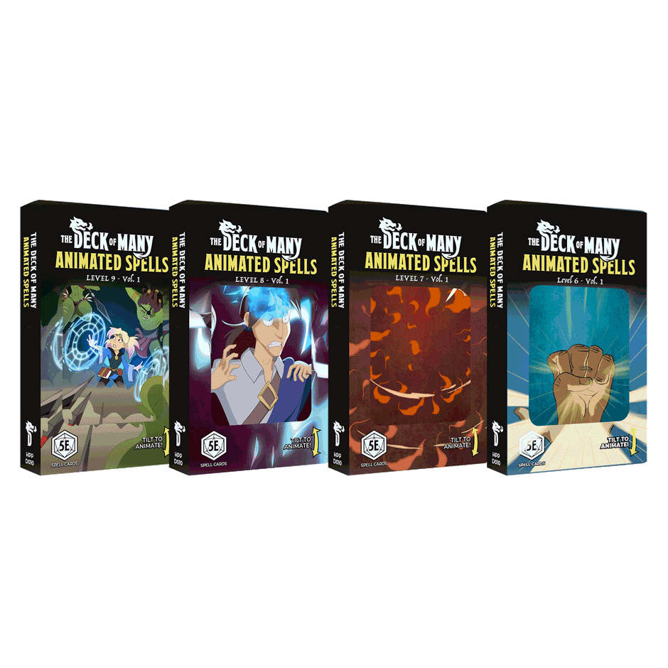 Animated Spells Reference Cards for 5e – Hit Point Press