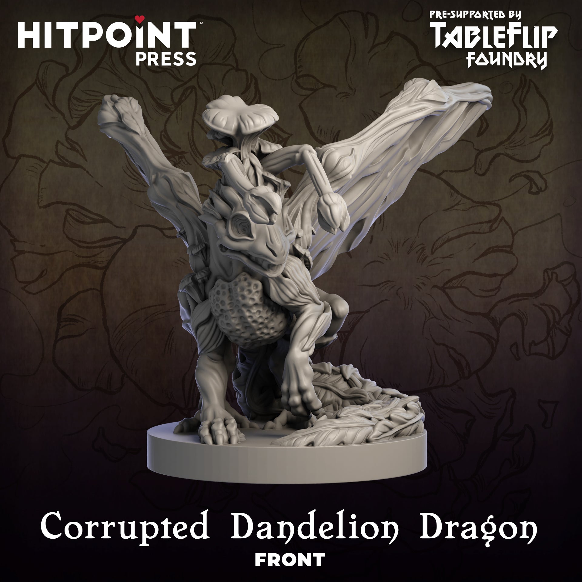 The Field Guide To Floral Dragons: Corrupted Dandelion Dragon - (Digit ...