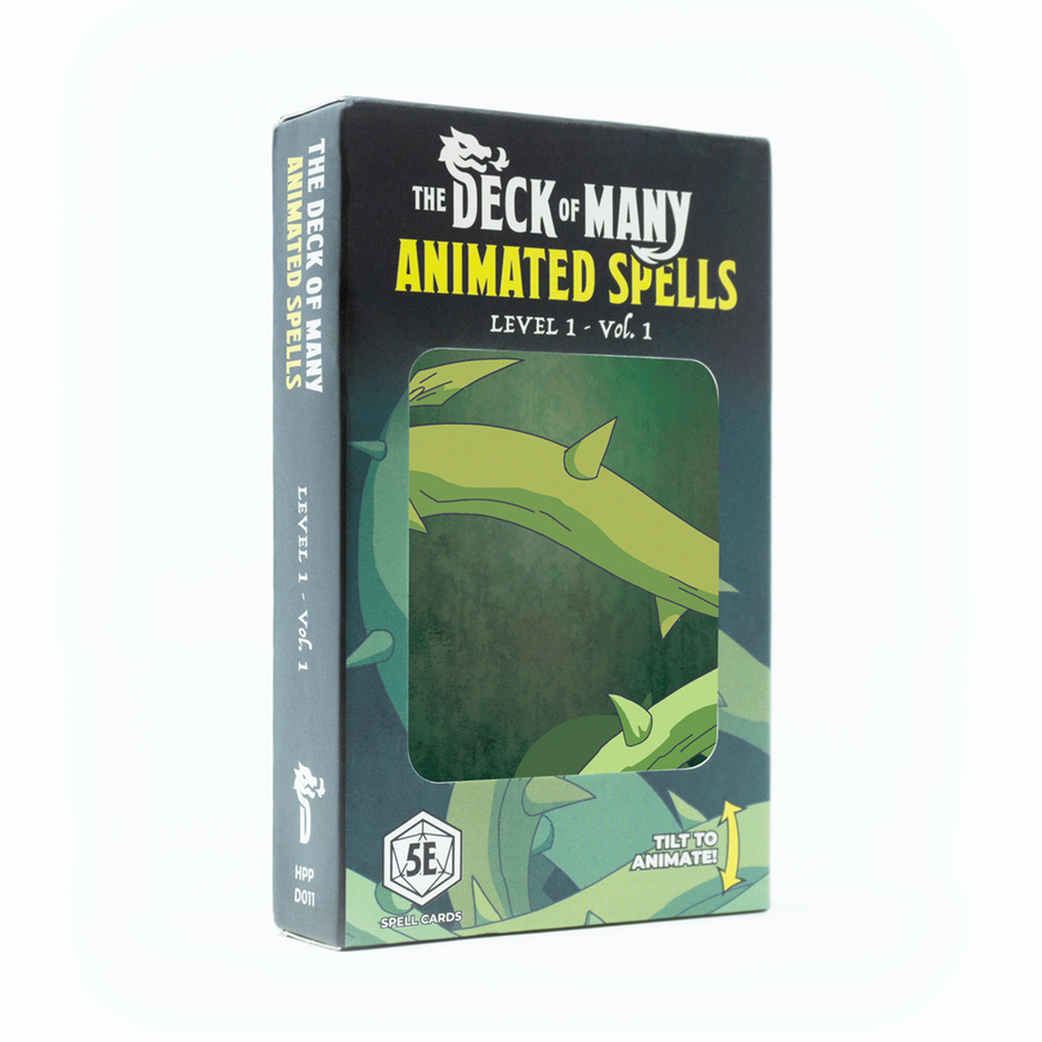 Animated Spells Reference Cards for 5e – Hit Point Press