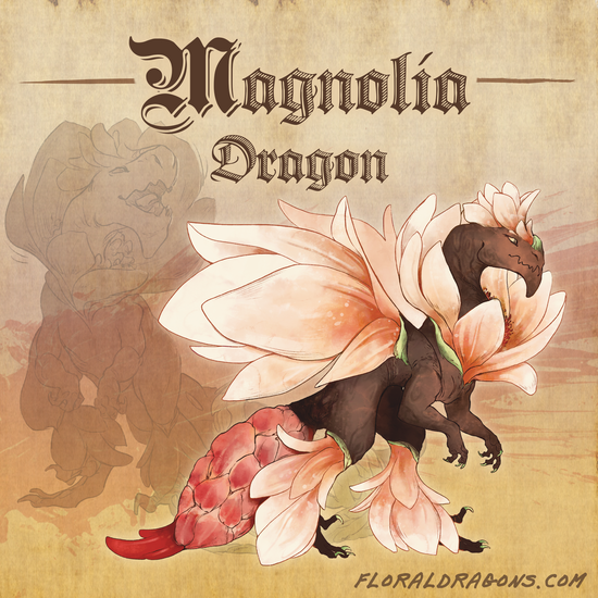 Field Guide To Floral Dragons - Magnolia Dragon (Digital STL) – Hit ...