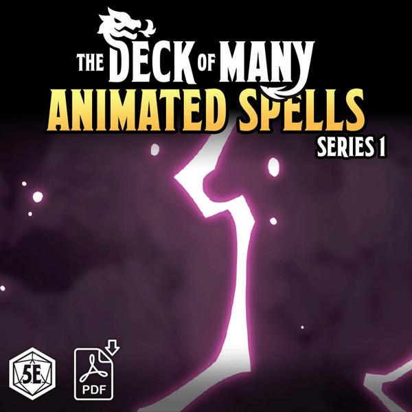 Animated Spells (Level 0-5 + Things) PDF & GIFs - Hit Point Press