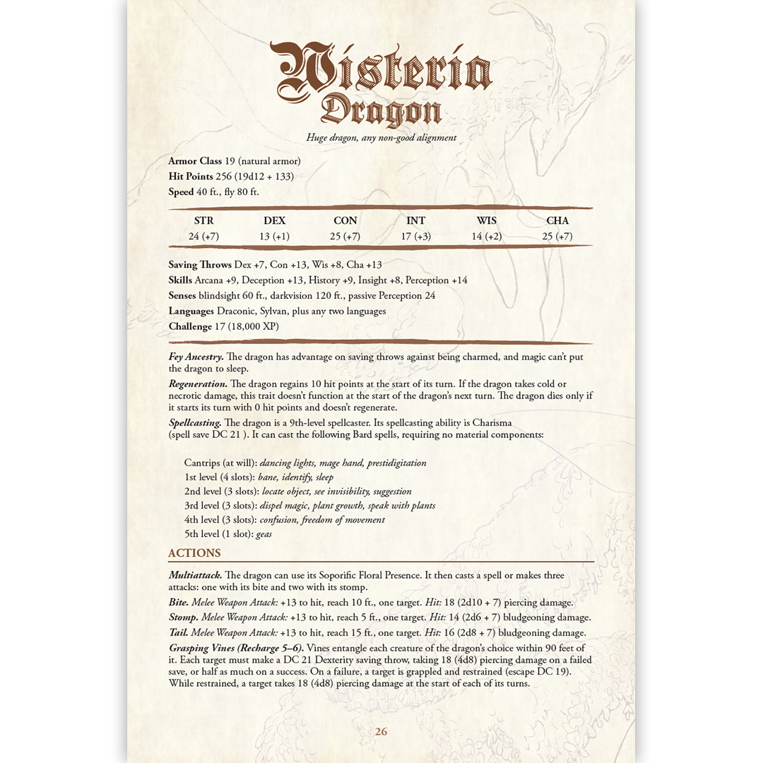 The Field Guide to Floral Dragons: Book 1 (PDF) – Hit Point Press