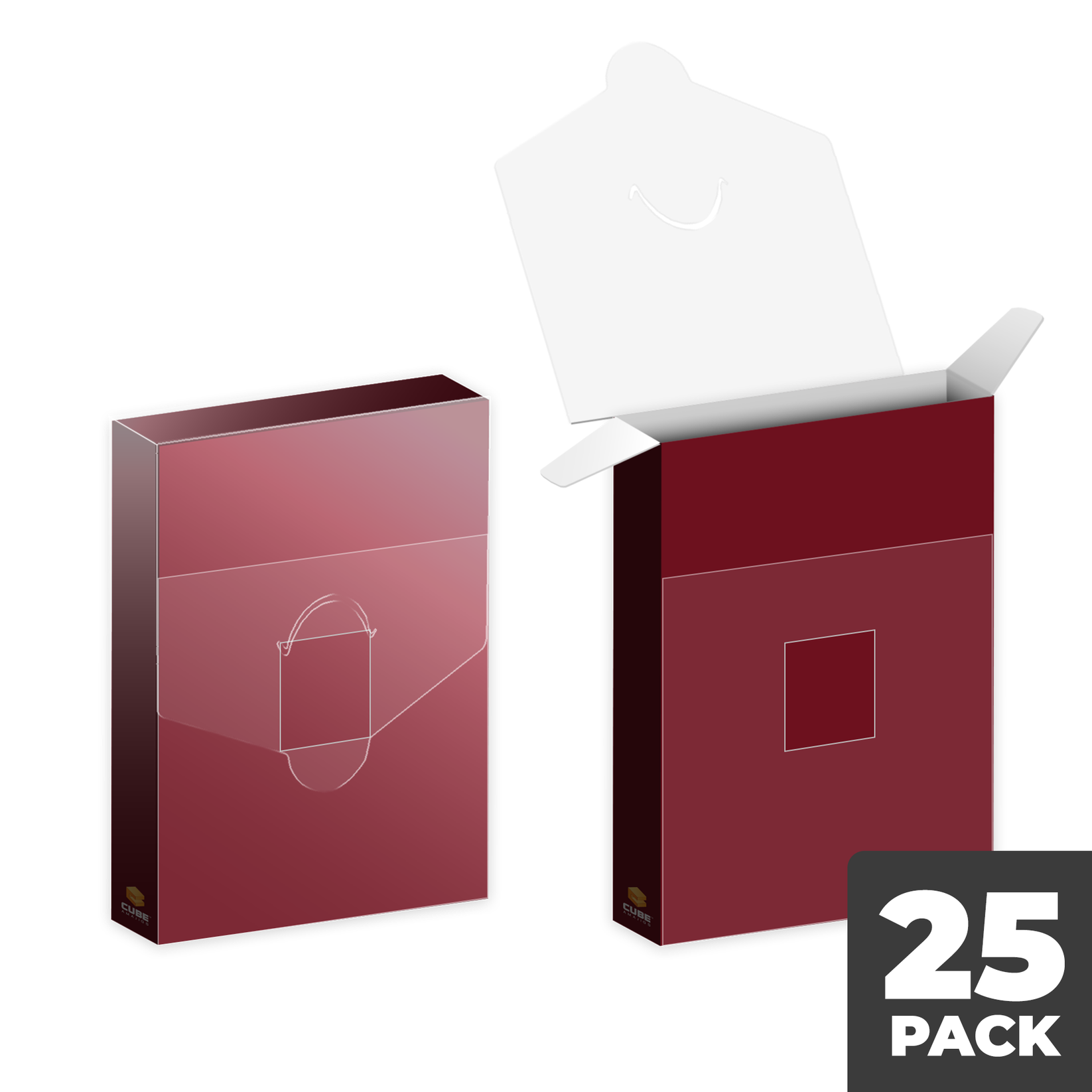 Cubeamajigs Reusable Gaming Packs - Maroon (Set of 25) – Hit Point Press