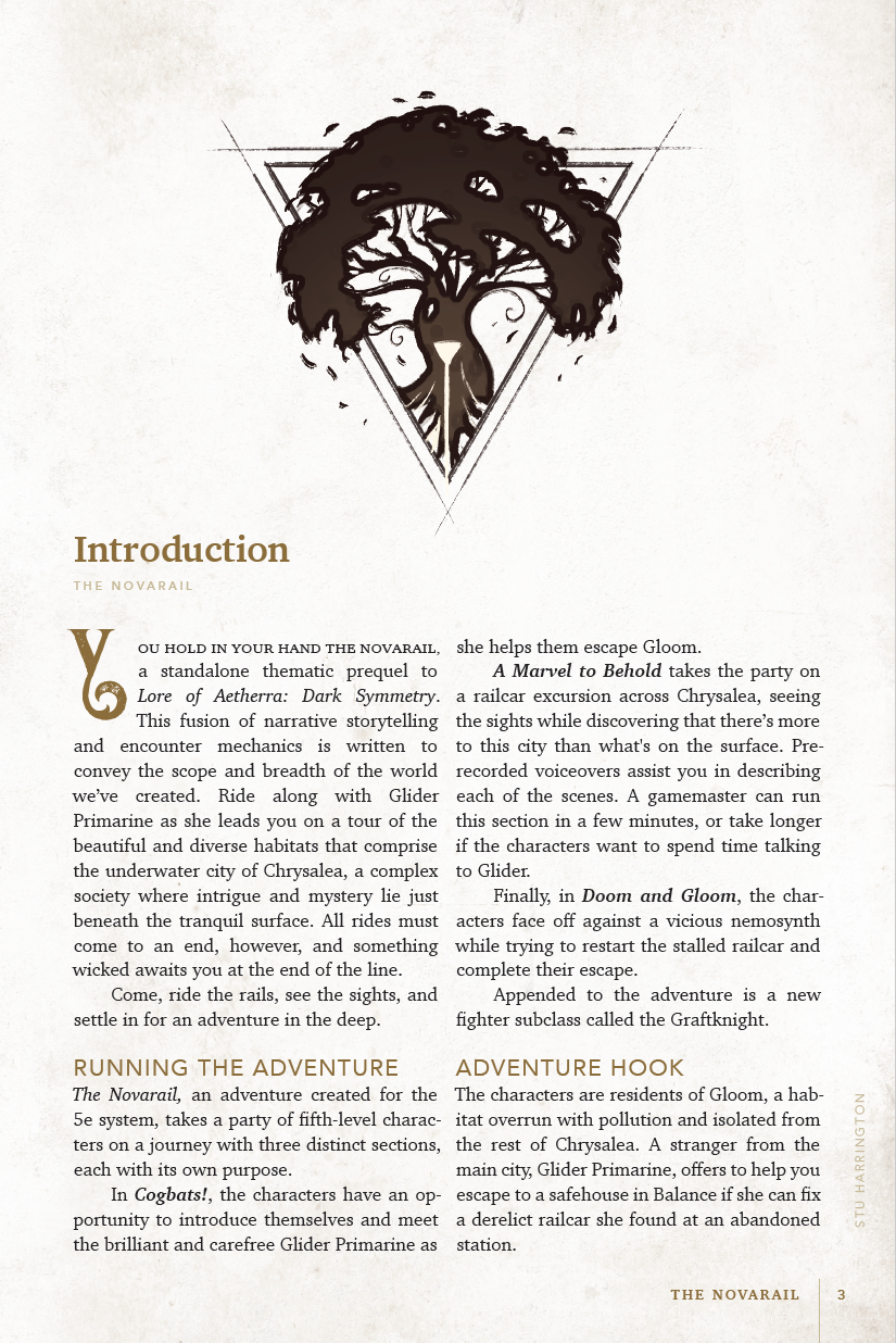 Lore Of Aetherra: Novarail Booklet (PDF) – Hit Point Press