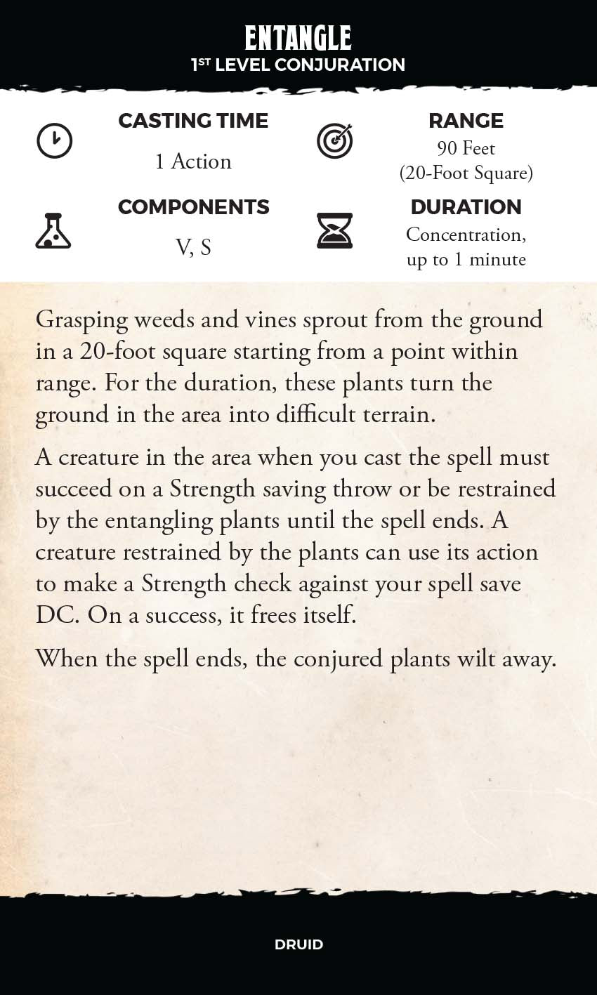 The Deck of Many Animated Spells: Level 1, A-F - Hit Point Press
