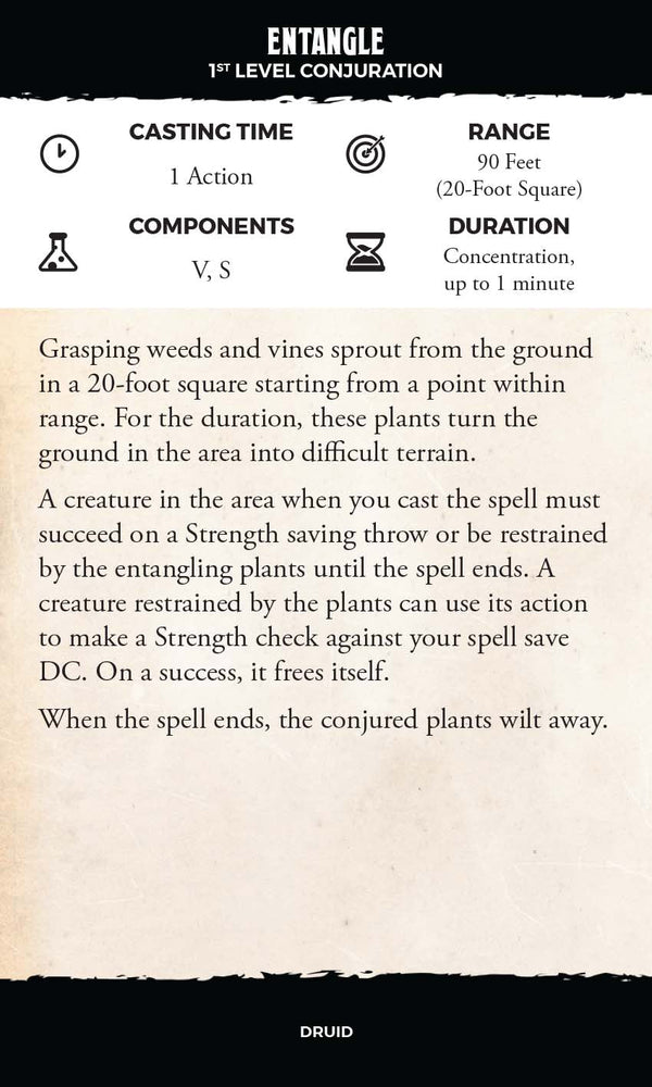 The Deck of Many Animated Spells: Level 1, A-F - Hit Point Press