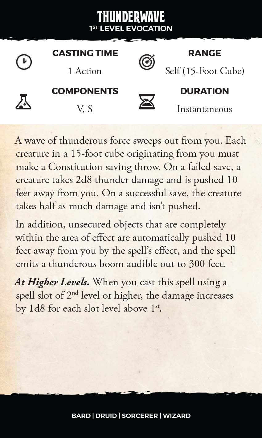 The Deck of Many Animated Spells: Level 1, G-Z - Hit Point Press