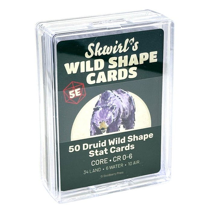 Skiwrl's Wild Shape Cards: Core - 5e D&D 2014 (Reference Cards) – Hit ...